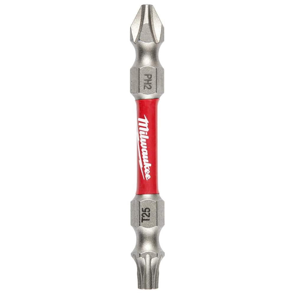 Milwaukee SHOCKWAVE™ Impact Phillips #2 / Torx® T25 Double Ended Bit ...